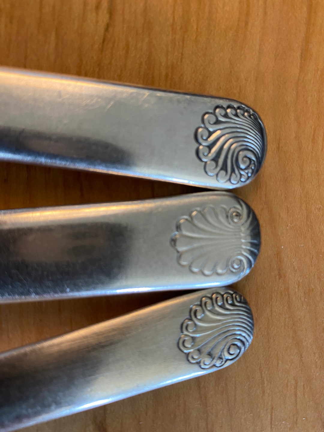 Shell 1840 1847 Rogers Bros. 2 Blunt Dinner Knives / 1 Dinner Fork - Etsy