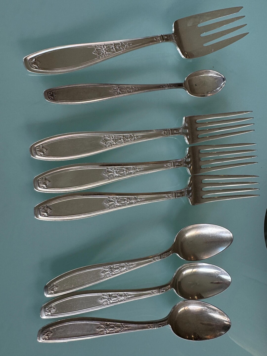 Ambassador Pattern, Silverplate C1919 Glossy Finish, Discontinued Piece ...