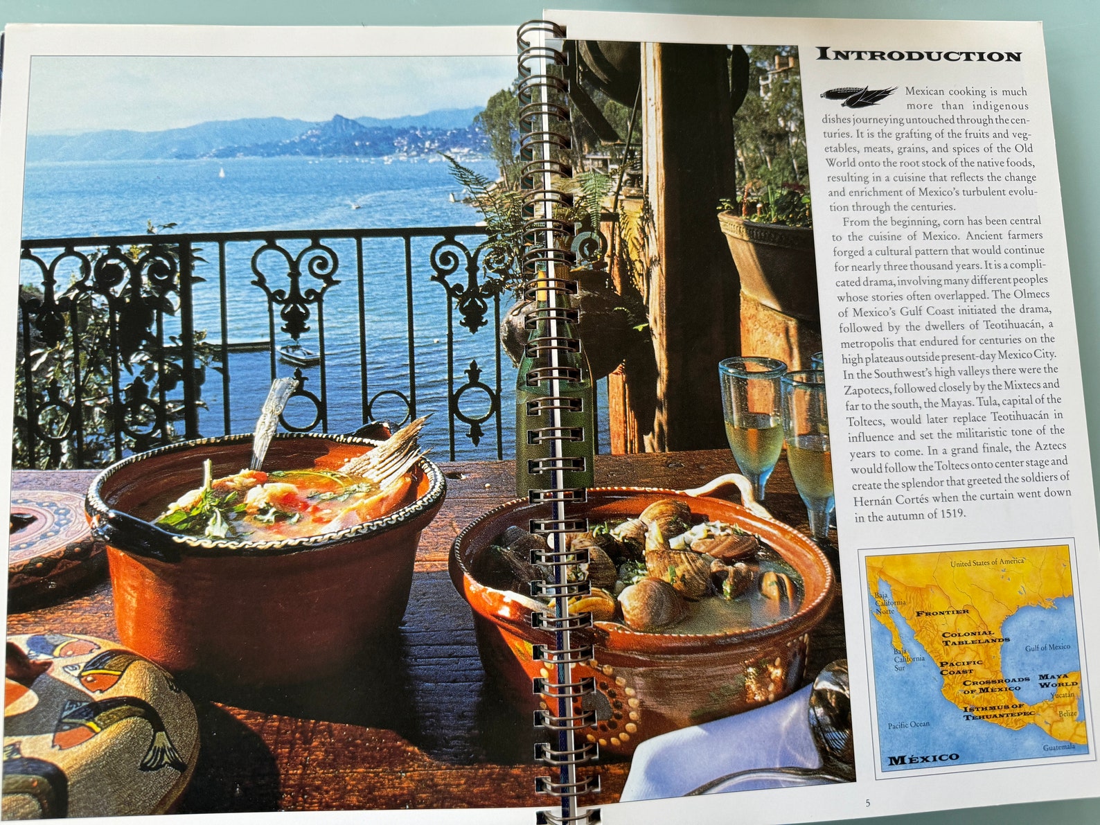 Mexico the Beautiful Cookbook Spiral Bound 1993 Engagement Calendar WOW ...