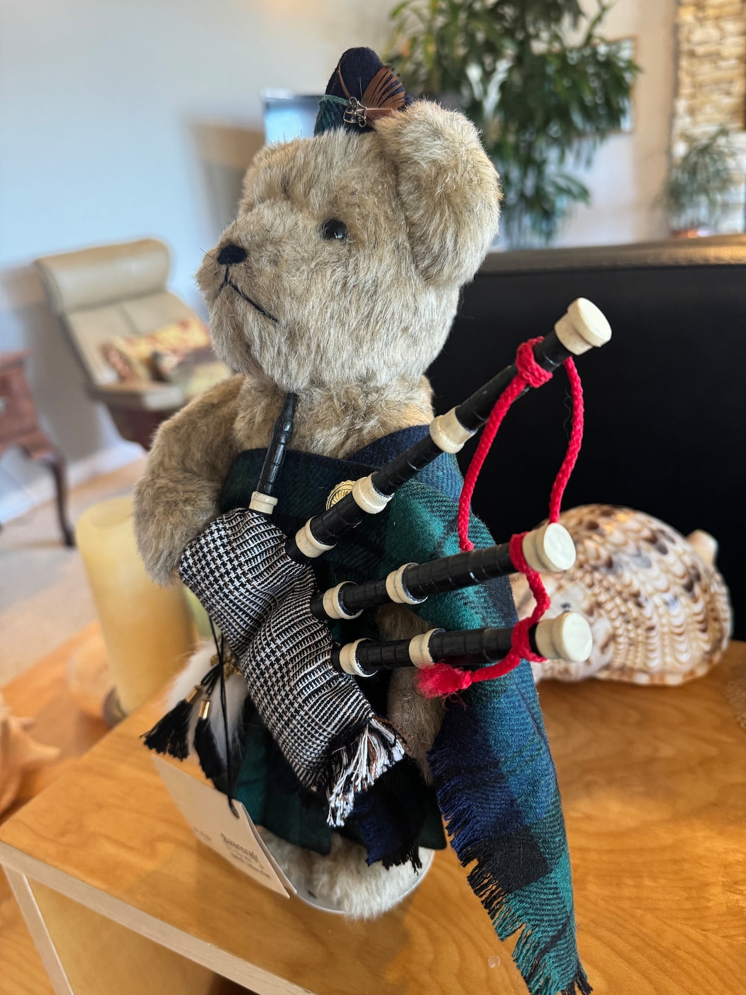 Scotland Bearcraft Limited Edition Bear Highlander on Stand With ...