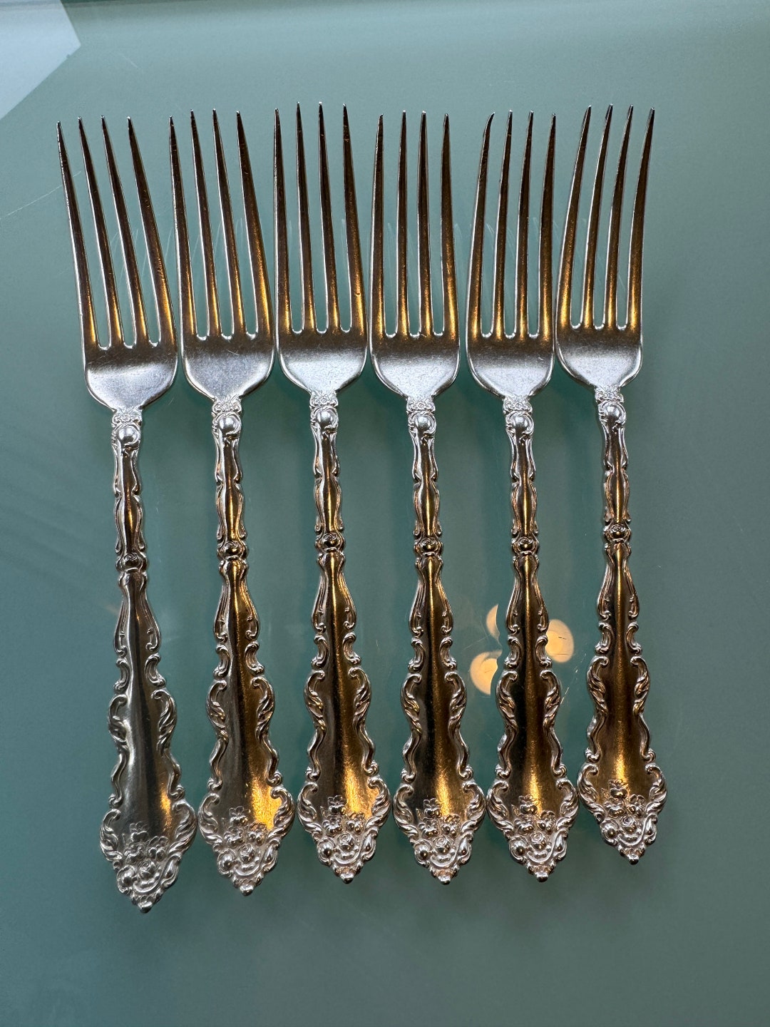 Holmes and Edwards XIV LAFAYETTE 1908 Set of Six Dinner Forks ...