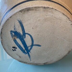 Antique Salt Glazed BEANS Pot Cedar Swamp Stoneware Co. Middleborough ...