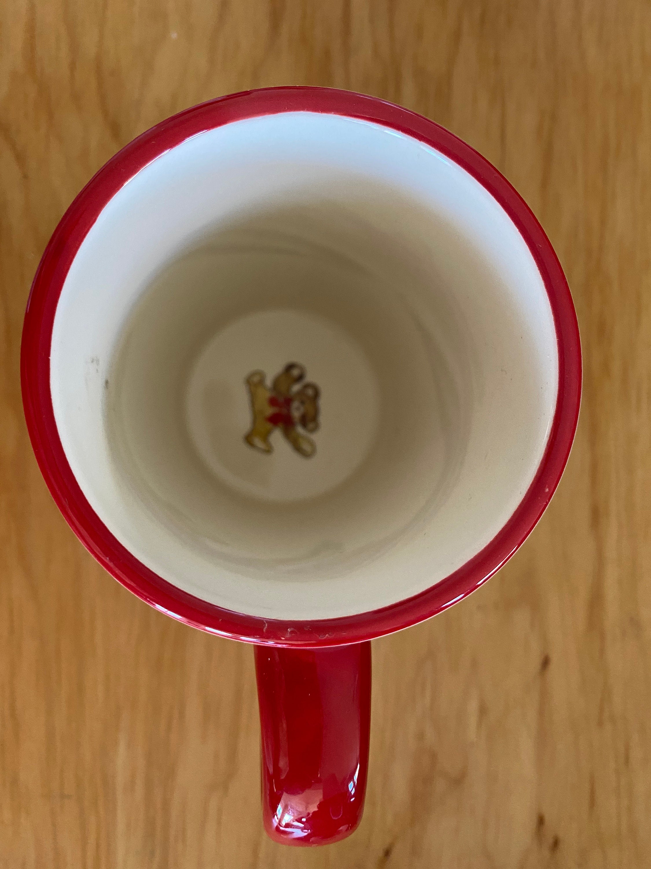 Spode Saint Nick Santa Williams Sonoma Set of 4 Red Christmas Mugs ...