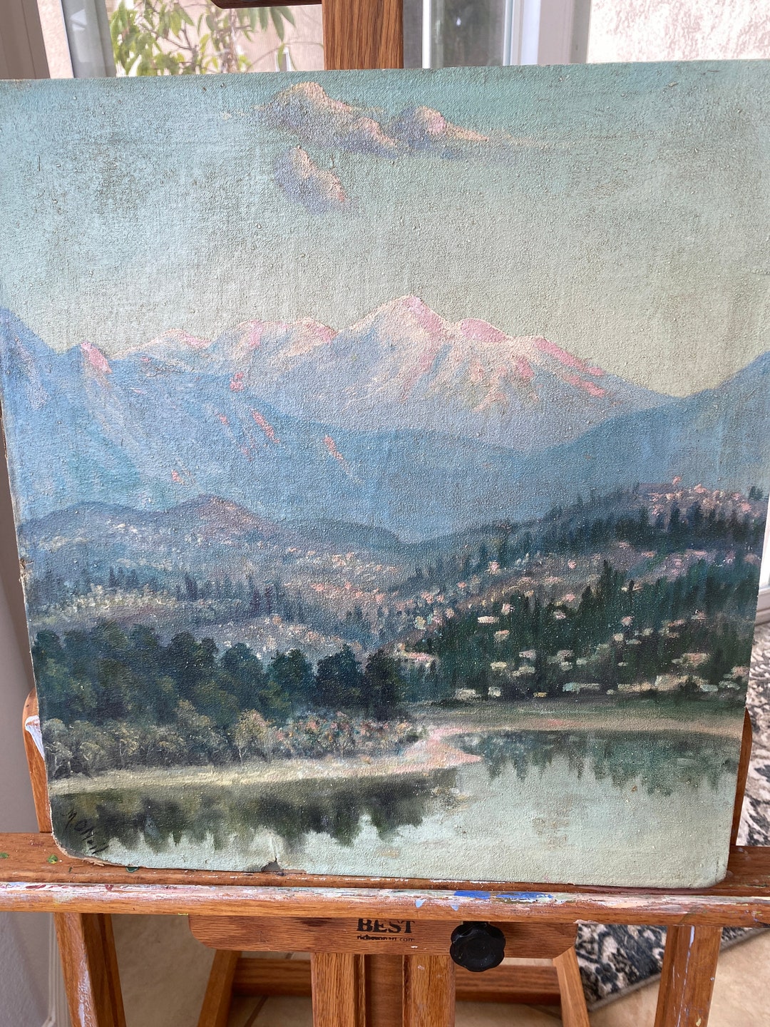 Oil Painting FRANK C. FISHER, California ARTIST, Listed Artist Plein ...