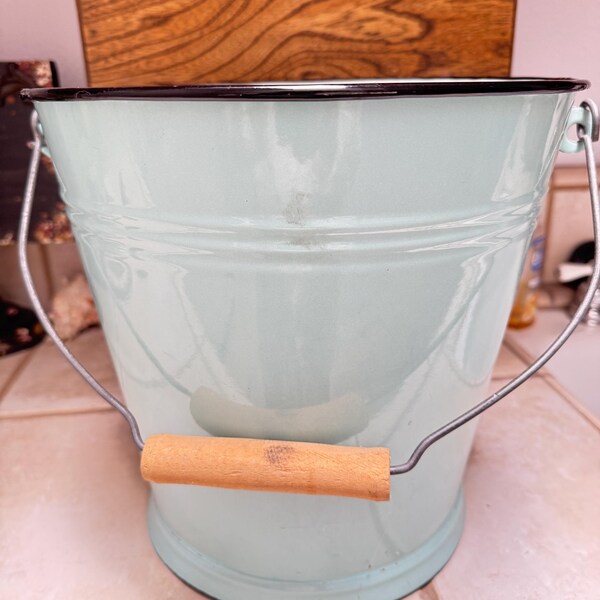 Enamel Bucket - Etsy