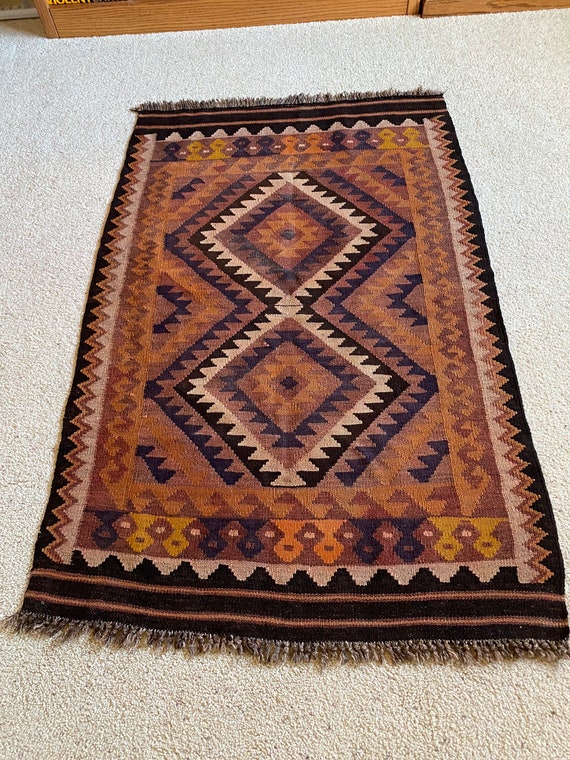 Vintage Native American Hand Made Rug | Etsy