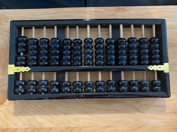 vintage Chinese suan pan Vintage Chinese abacus vintage wood abacus ...