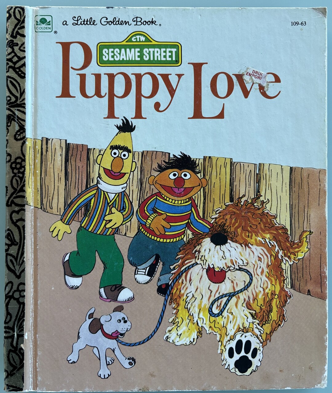 Puppy Love - Sesame Street Golden Book - 1983 - Etsy