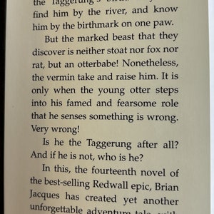 Taggerung by Brian Jacques - Etsy