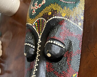 Ghanaian Ewe Tribe Authentic African Mask Handcrafted in Ghana Hand ...