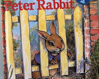 The Tale of Peter Rabbit by Beatrix Potter Classic Children's Book 1986 ...