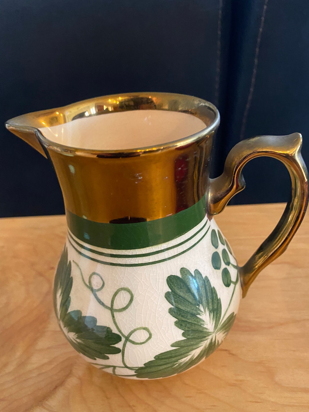 Wade England Pottery Harvest Ware Pitcher Copper Luster - Etsy