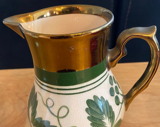 Wade England Pottery Harvest Ware Pitcher Copper Luster - Etsy