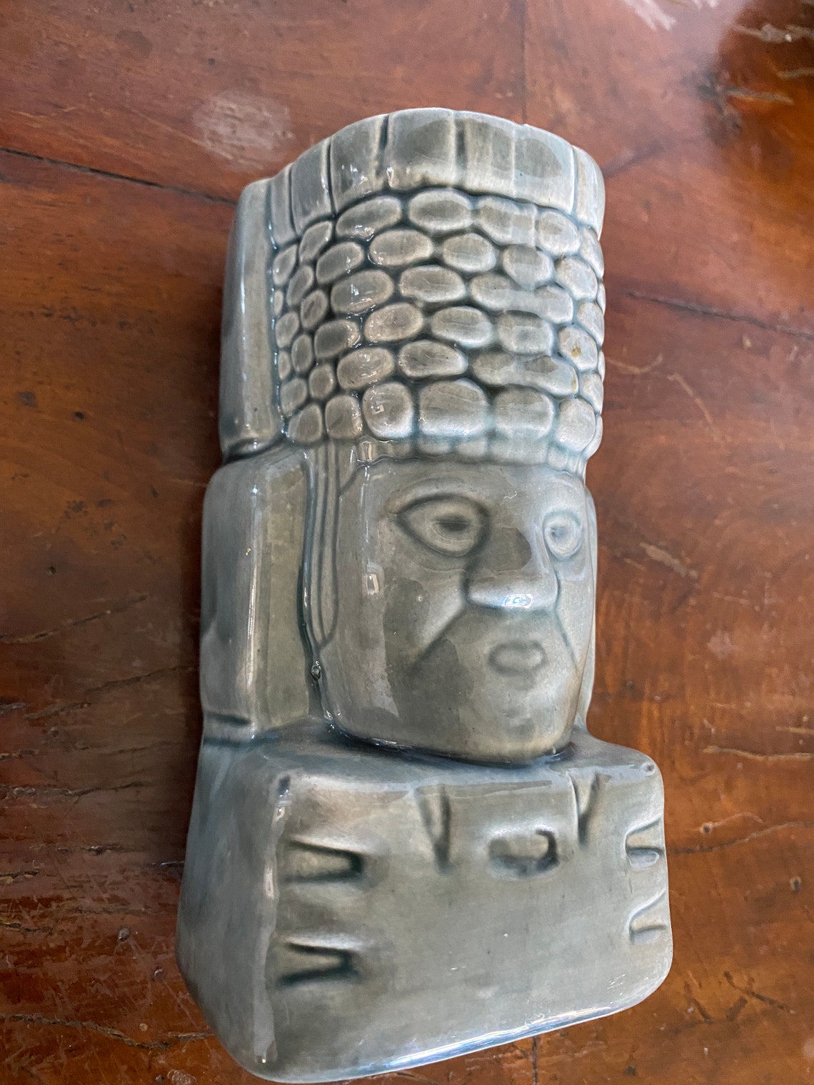 Mayan Aztec Tiki Bar Liquor Decanter Dfcaxtec Pottery Liquor - Etsy