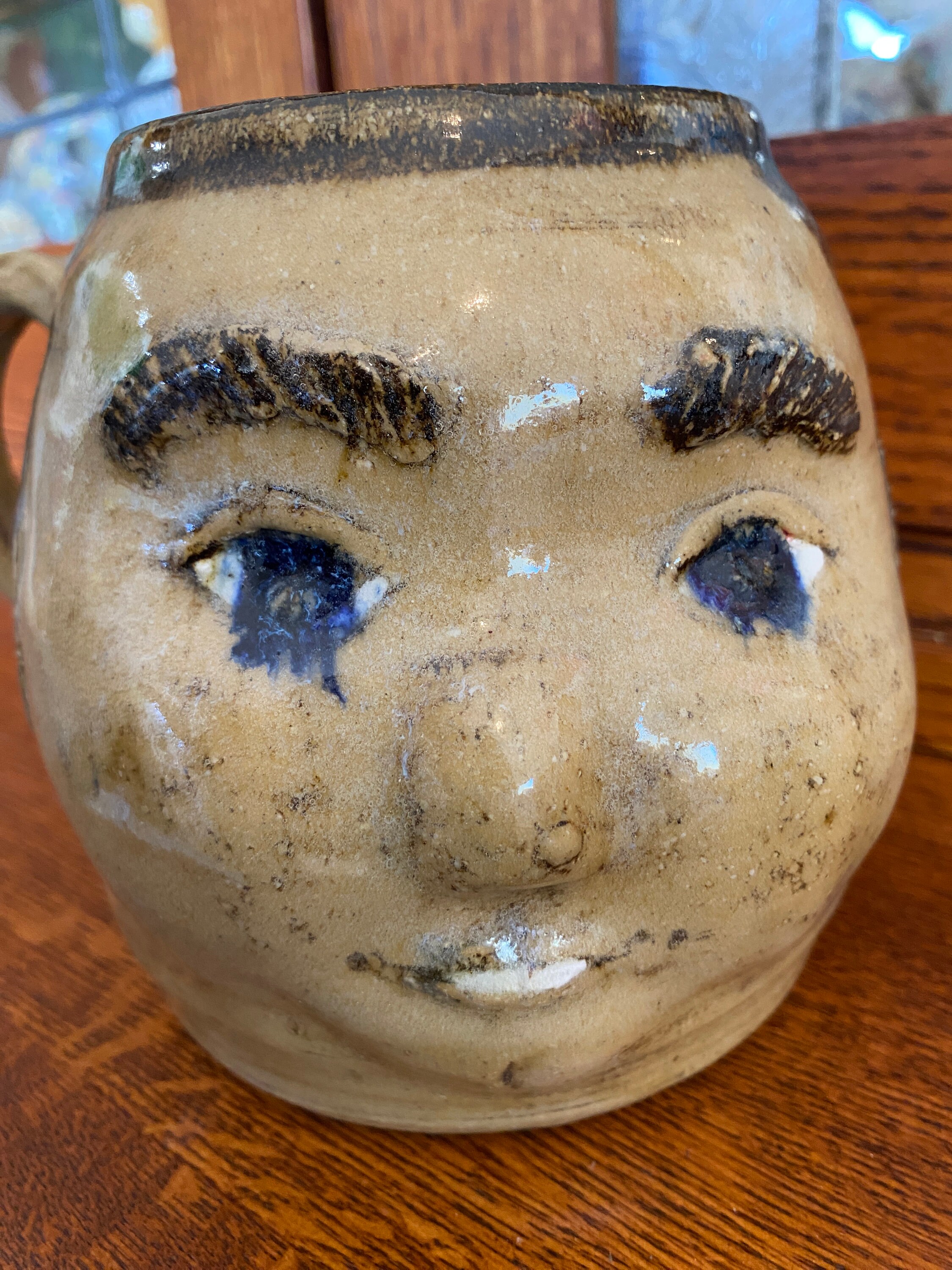 Vintage Artists Large Stoneware Face Mug California Artist FOR MIKE MUG ...