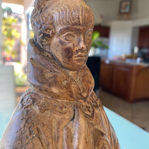 Vintage Attila Tivadar Sculpture Figurine Compelling Cast Stone Statue ...