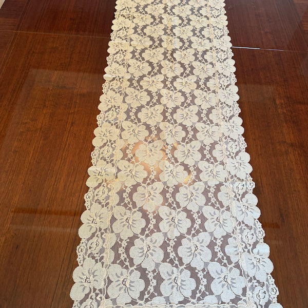 Lace Table Runner - Etsy