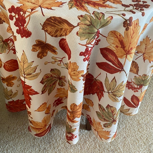 Fall Tablecloth - Etsy