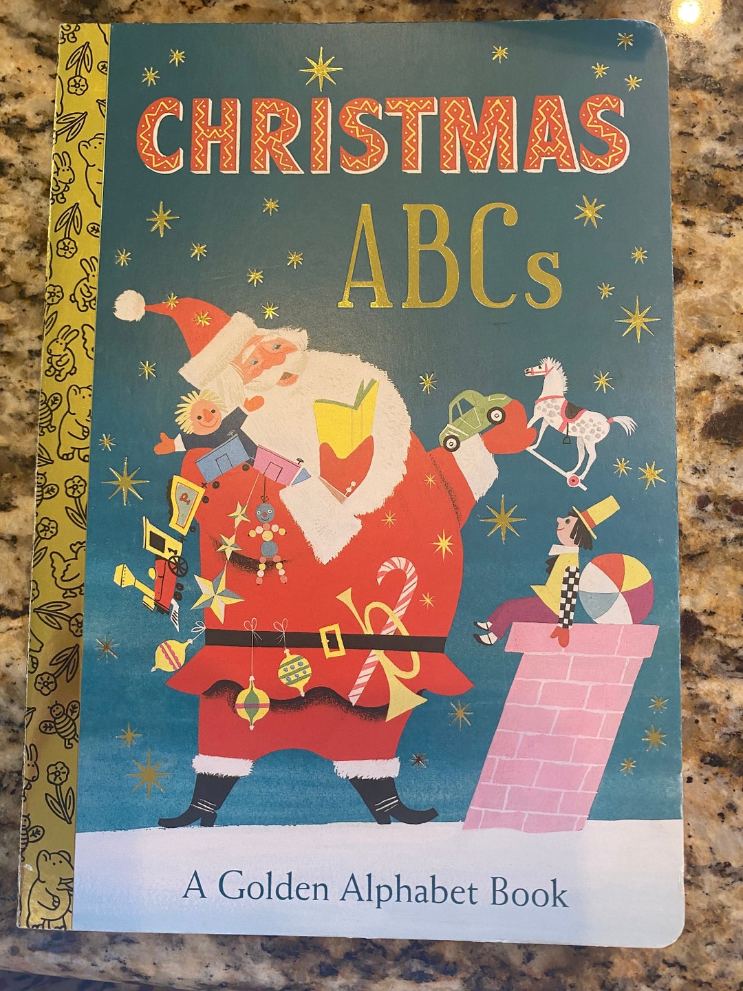 Christmas Abcs: A Golden Alphabet Book (board Book) Andrea Posner ...