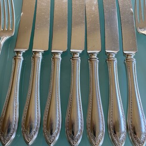 Victorian SHERATON Silverplate Flatware C1910 Beautiful! 22 Pc Lot ...
