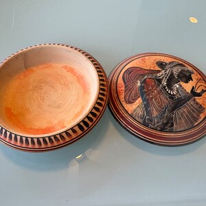 Classic Period 500 BC Hand Made Greece Covered Dish, Greek Ancient ...