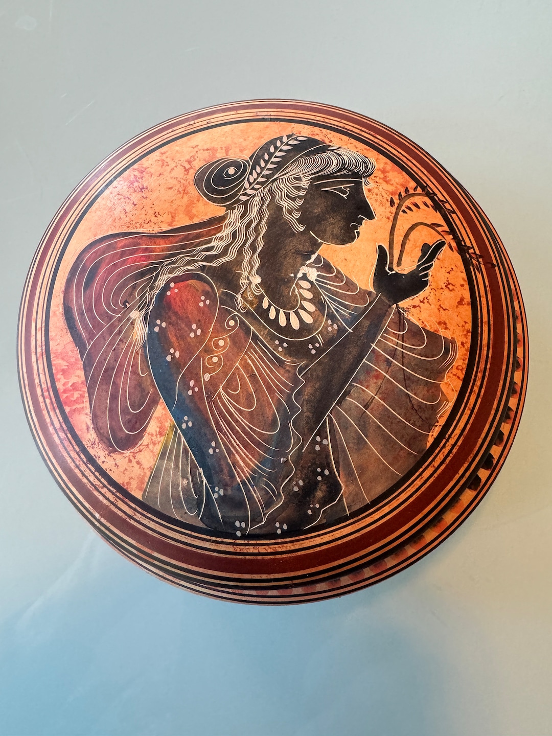 Classic Period 500 BC Hand Made Greece Covered Dish, Greek Ancient ...