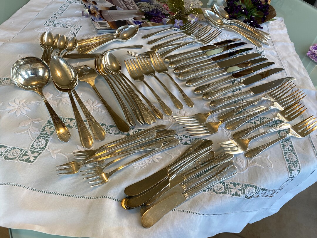 SILVERWARE Dinner Silverware COUNTESS II Flatware 1936 Simeon George H ...