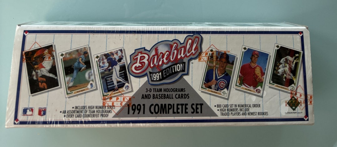 1991 Upper Deck Baseball Complete Set Factory Sealed - Etsy