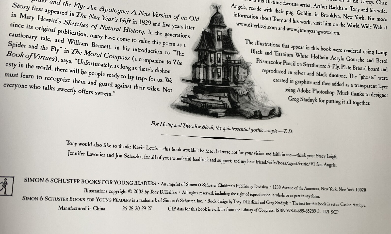 The Spyder and the Fly - Etsy