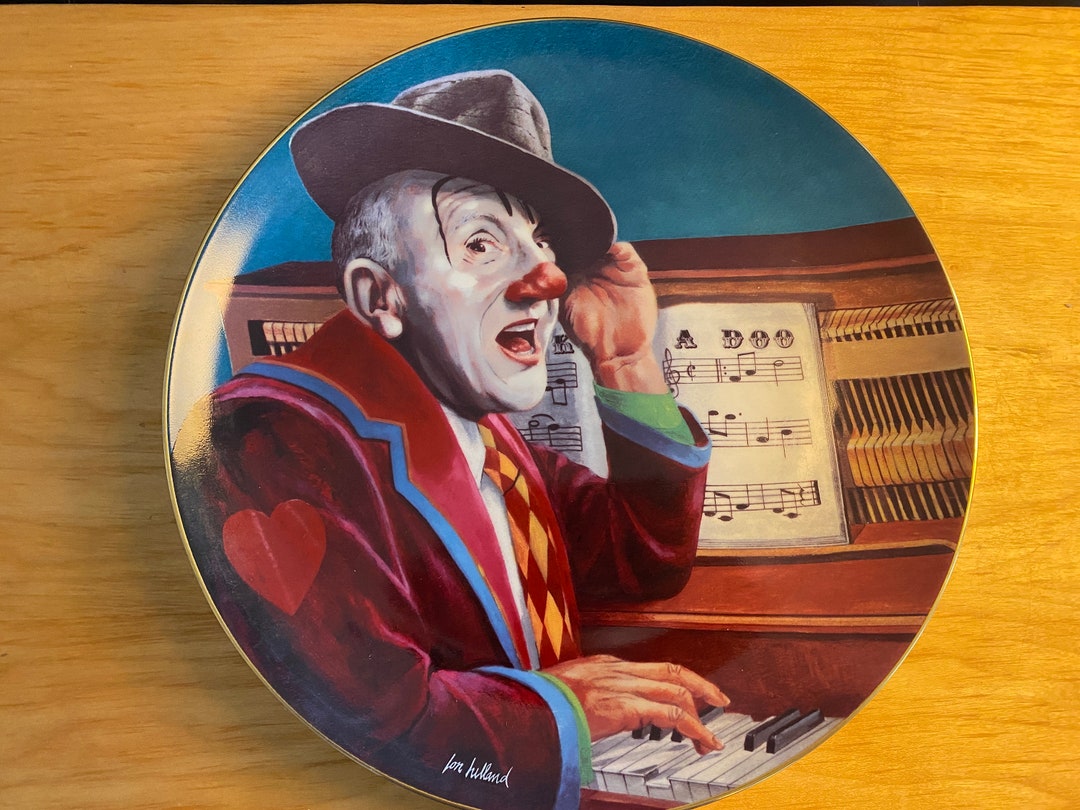 Celebrity Clown Plate "jimmy" by Jon Helland, Limited Edition, Jimmy ...