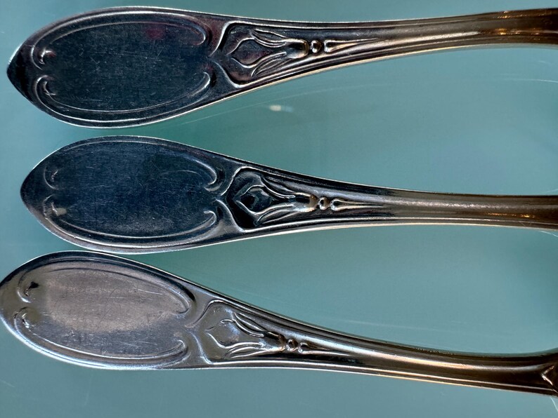 1800's A H MILLER and Hall Elton 3 Spoons RARE - Etsy