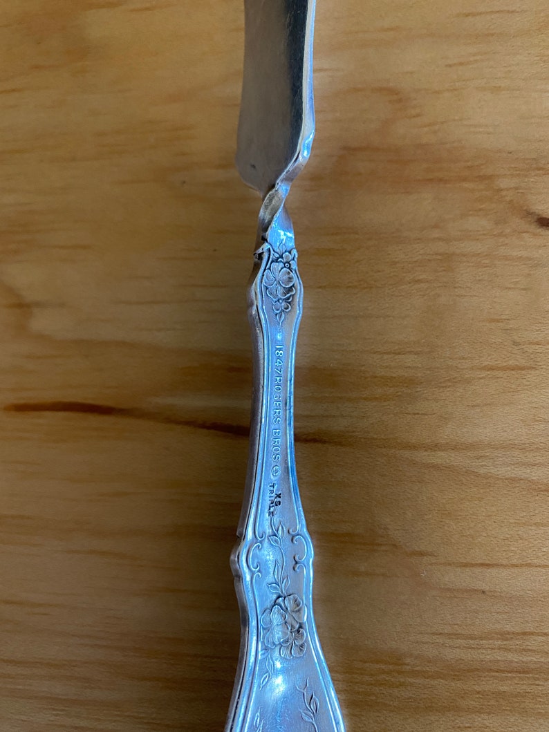 Sharon by 1847 Rogers Silverplate Master Butter Knife Twist - Etsy