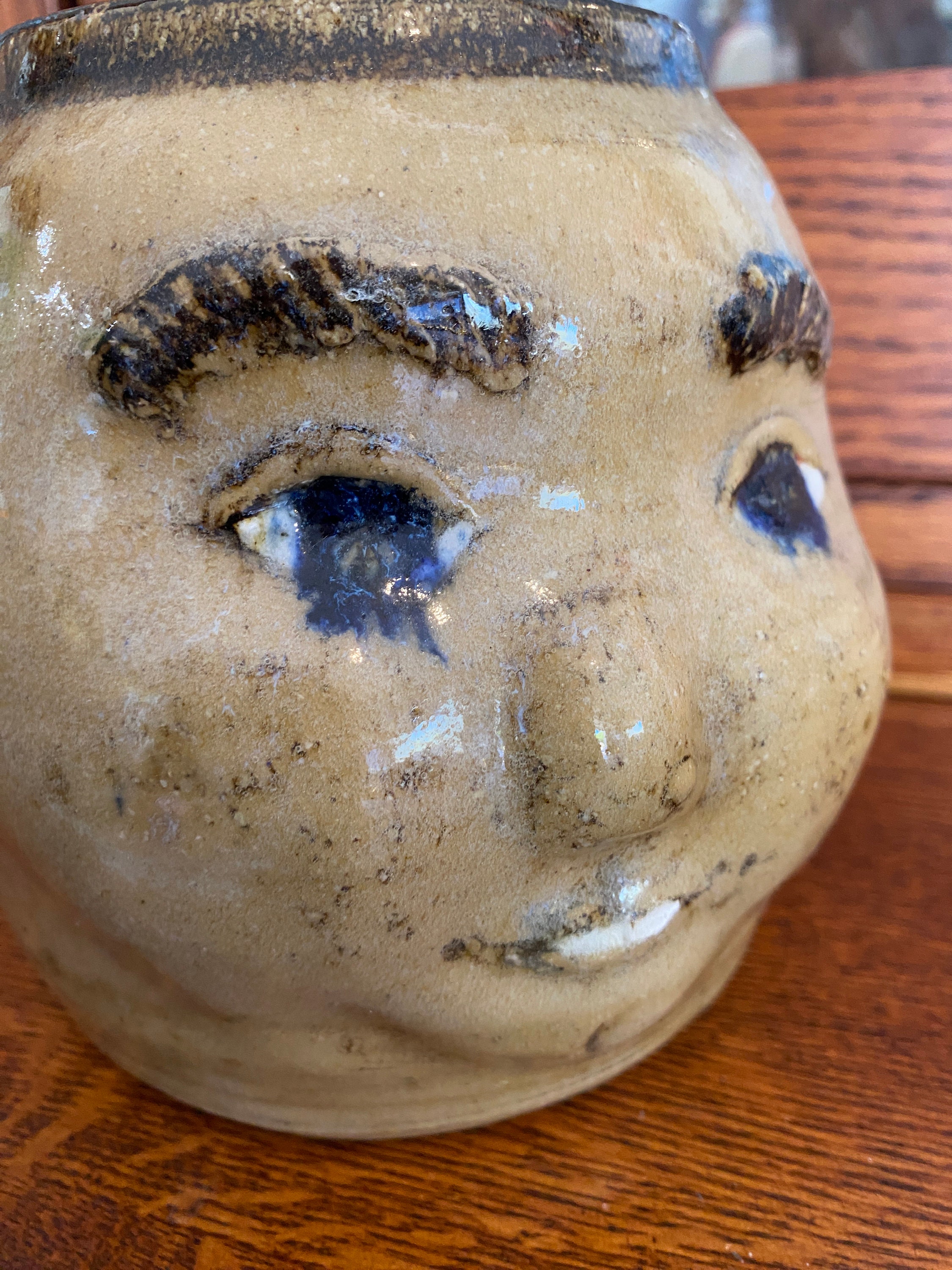Vintage Artists Large Stoneware Face Mug California Artist FOR MIKE MUG ...