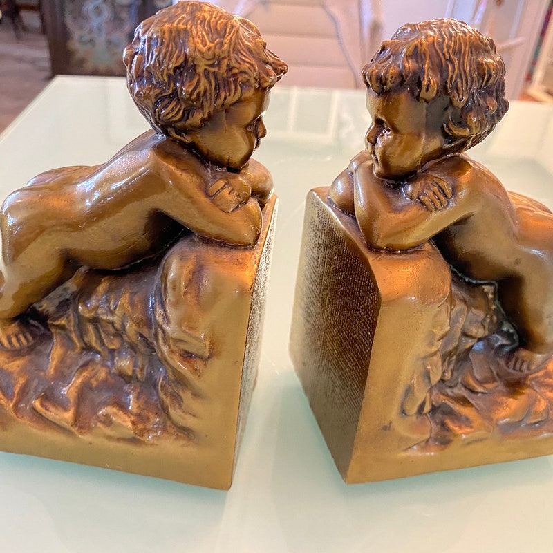Cherub Bookends - Etsy