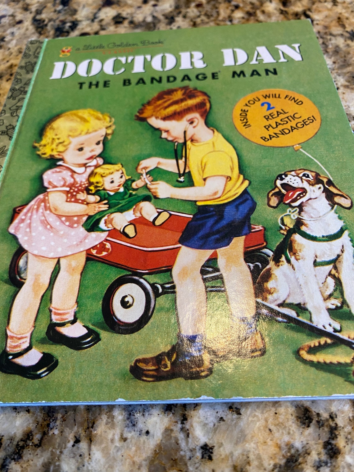 Little Golden Book Doctor Dan the Bandage Man - Etsy