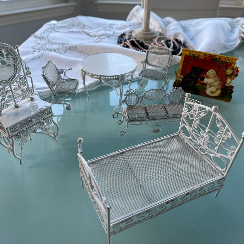 Victorian Wire Chair - Etsy