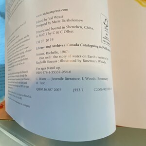 One Well: the Story of Water on Earth Strauss, Rochelle - Etsy