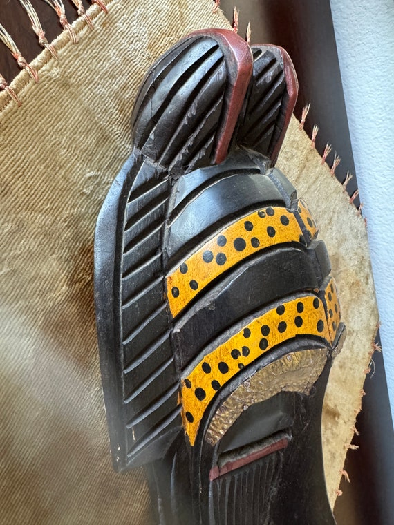 Ghanaian Ewe Tribe Authentic African Mask Handcrafted… - Gem