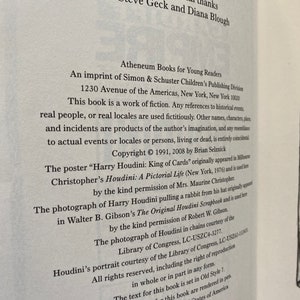 The Houdini Box – Picture Book, Brian Selznick - Etsy