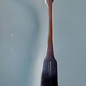 Antique Coin Silver Fiddle Shell End Teaspoon Marked G. Kippen Made ...