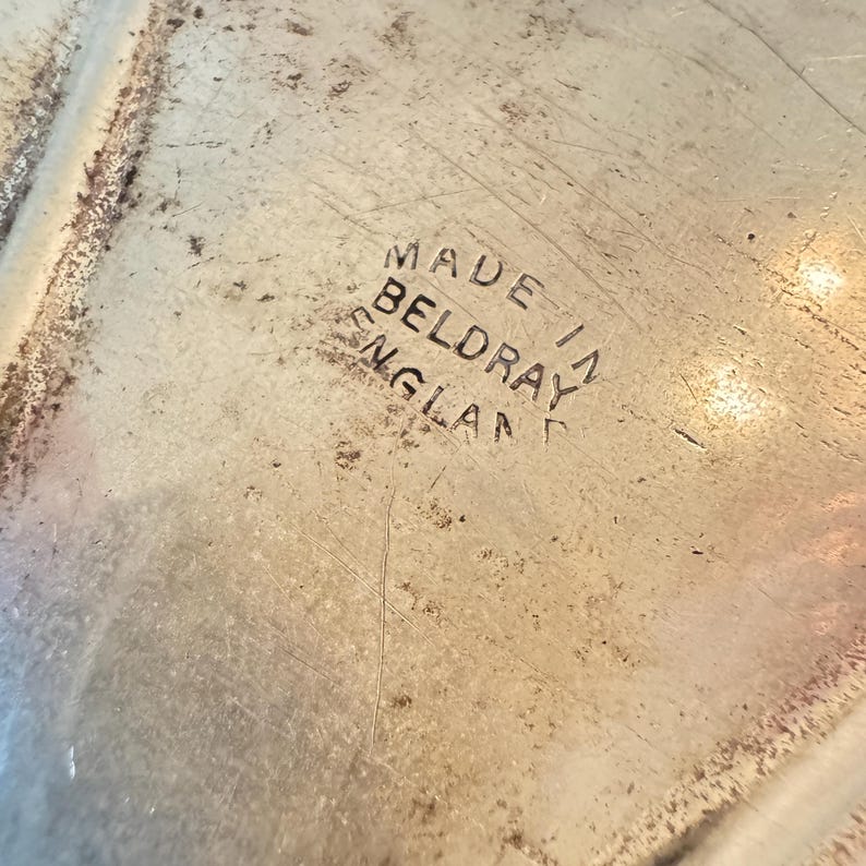 Art Nouveau, Copper/brass Tray, Crumb Tray, Silent Butler, Marked ...