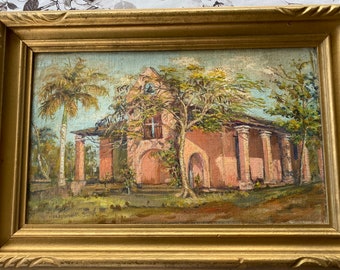 M Church Painting - Etsy