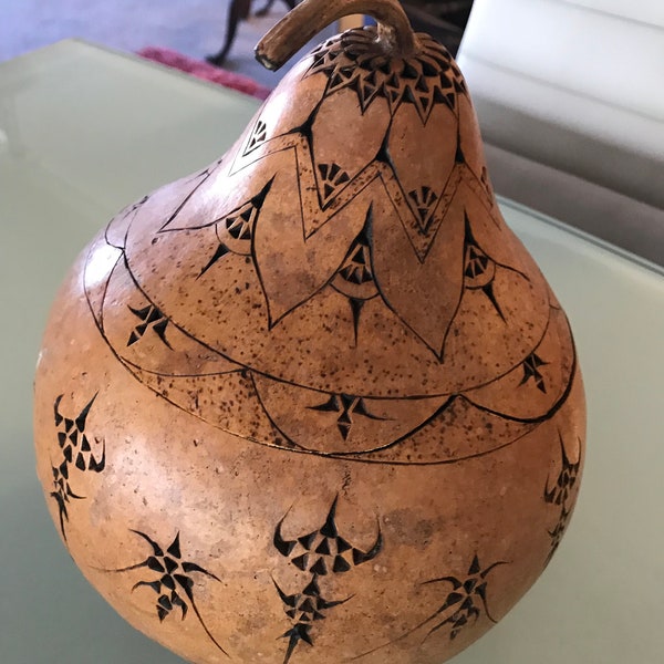 Pyrography Gourd - Etsy