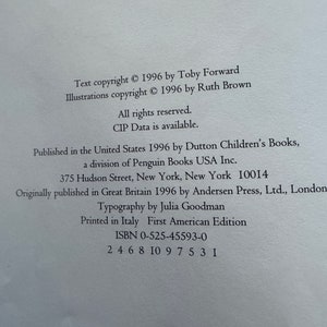 BEN'S CHRISTMAS Carol TOBY Forward Published by Dutton Books for Young ...