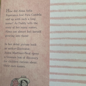 Alma and How She Got Her Name Martinez-neal, Juana First Edition SIGNED ...