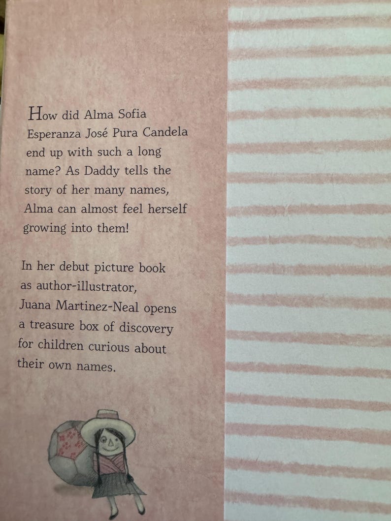 Alma and How She Got Her Name Martinez-neal, Juana First Edition SIGNED ...