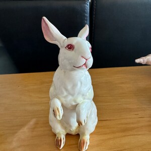 Vintage Lefton Bone China Rabbits 1950s PAIR - Etsy