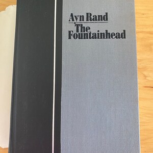 Ayn Rand the Fountainhead 25th Anniversary Ed. Bobbs-merrill - Etsy