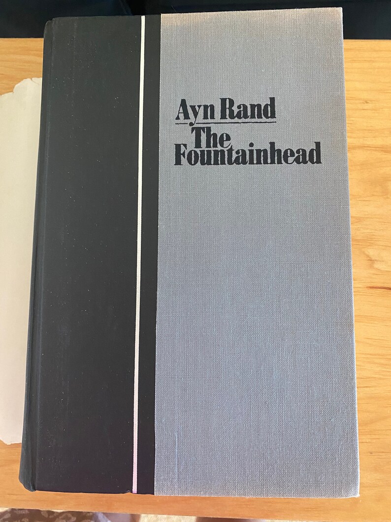 Ayn Rand the Fountainhead 25th Anniversary Ed. Bobbs-merrill - Etsy
