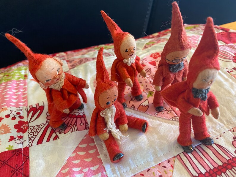 Antique Baps 1950s German Story Book Felt Dolls 5 of the - Etsy